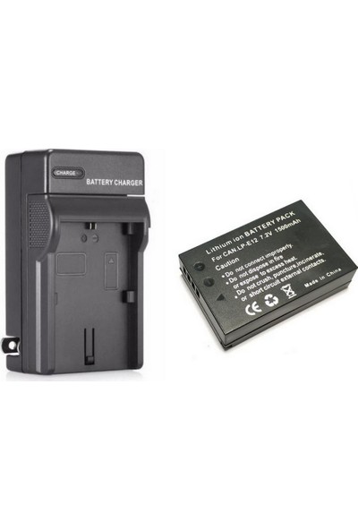 Canon LP-E12 Batarya + Şarj Cihazı (100D / Eos M)