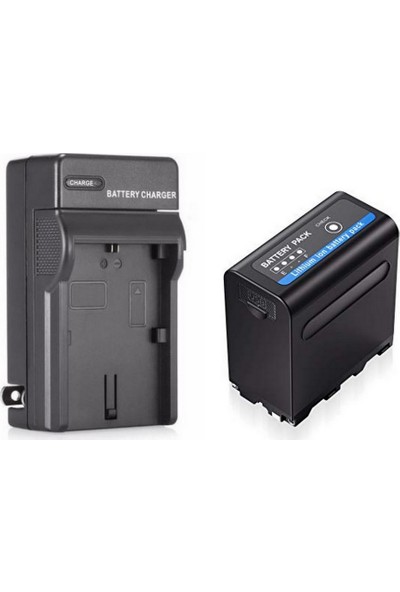 Sanger Sony NP-F970 Kamera ve LED Batarya + Şarj Cihazı (9.700 Mah)