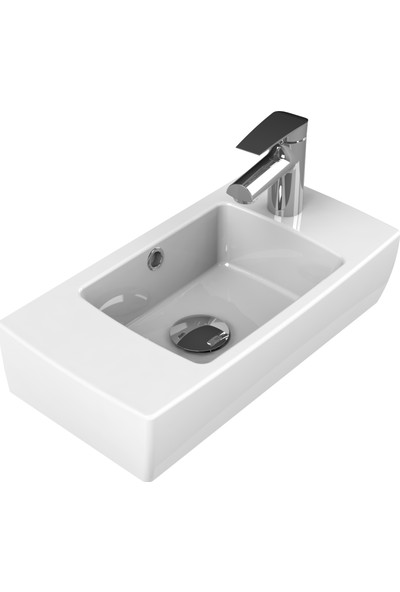 Turkuaz Seramik City Lavabo 25X50 cm