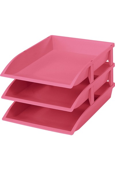 Hipaş Plastik Pratik Evrak Düzenleyici OA-2736  Pembe