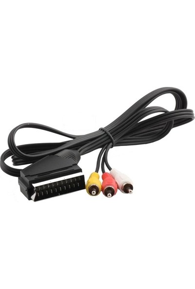 Etc Scart - Tos 3rca Kablo Etc Scart - Tos 3rca Kablo