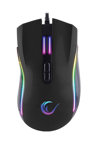 Rampage SMX-R44 Makrolu 6400DPI RGB Ledli Oyuncu Mouse - Siyah Rampage SMX-R44 Makrolu 6400DPI RGB Ledli Oyuncu Mouse - Siyah
