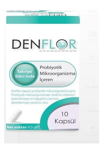 Denflor Probiyotik 10 Kapsül