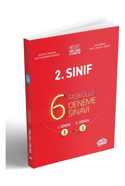 Editör Yayınları 2. Sınıf 6 Fasiküllü Deneme Sınavı 2020 Editör Yayınları 2. Sınıf 6 Fasiküllü Deneme Sınavı 2020