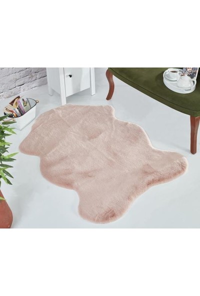 Armada Tavşan Tüyü Post Halıs Pudra 100 x 140 cm