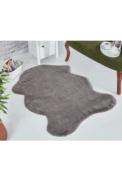 Armada Tavşan Tüyü Post Halı Antrasit 100 x 140 cm