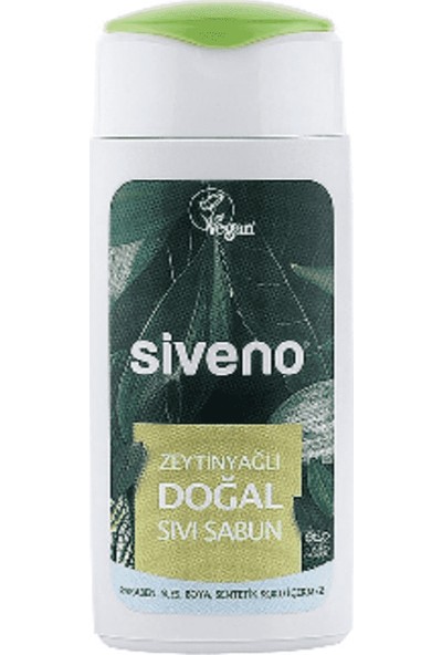 Siveno Zeytinyağlı Doğal Sıvı Sabun 50 ml Siveno Zeytinyağlı Doğal Sıvı Sabun 50 ml