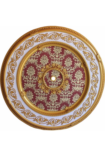 can Oval Bordo Altın Saray Tavan 90 cm can Oval Bordo Altın Saray Tavan 90 cm