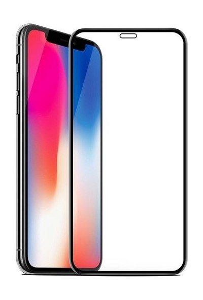 Zore Apple iPhone 11 10D Tam Kaplayan Curved Temperli Ekran Koruyucu Siyah Zore Apple iPhone 11 10D Tam Kaplayan Curved Temperli Ekran Koruyucu Siyah