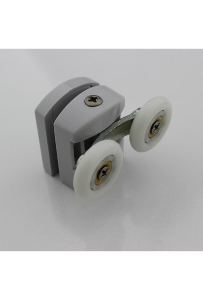 Seta Kırılmaz Duşakabin Tekeri Gri Çift Teker Duşakabin Rulmanı Set Seta Kırılmaz Duşakabin Tekeri Gri Çift Teker Duşakabin Rulmanı Set