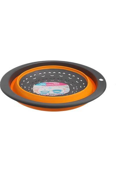 Qlux Akordiyon Yuvarlak Süzgeç L-570 Turuncu