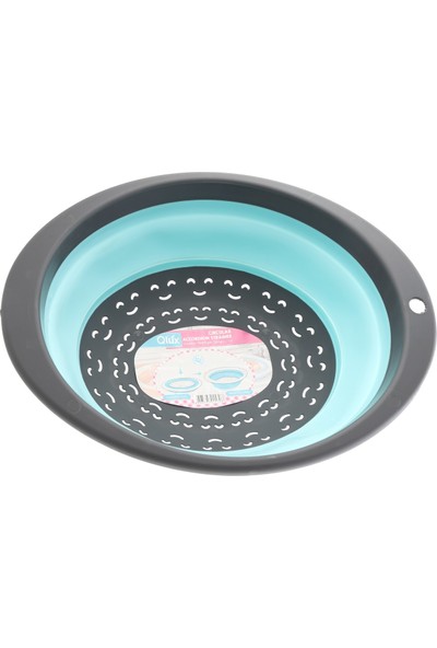 Qlux Akordiyon Yuvarlak Süzgeç L-570 Turkuaz