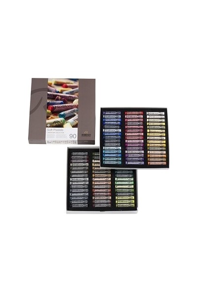 Talens Rembrandt Soft Pastel Boya 90 Renk Tam Boy Manzara Talens Rembrandt Soft Pastel Boya 90 Renk Tam Boy Manzara