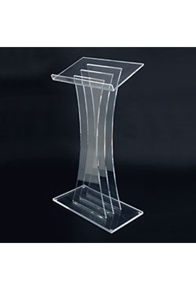 Didideko Pleksi Kürsü - Katmanlı (52X35X118 Cm)