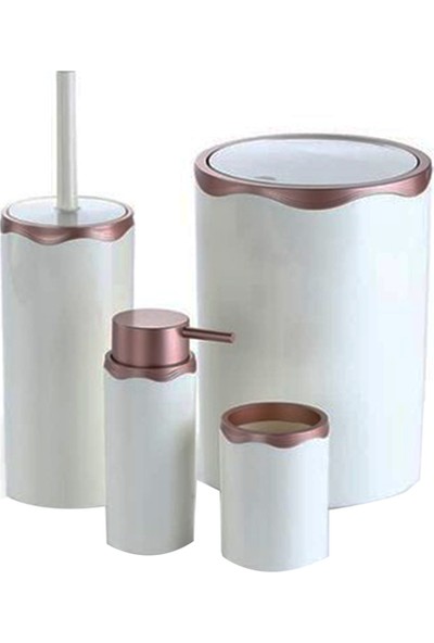 Azra Akrilik Banyo Takımı 4'lü Banyo Seti