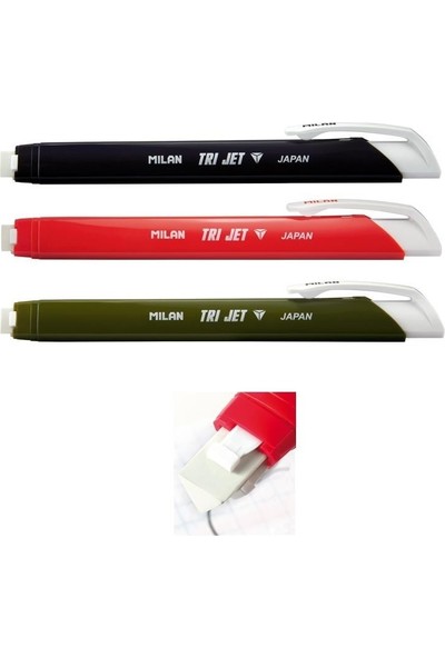 Mılan Tri Jet Üçgen Kalem Silgi Mılan Tri Jet Üçgen Kalem Silgi