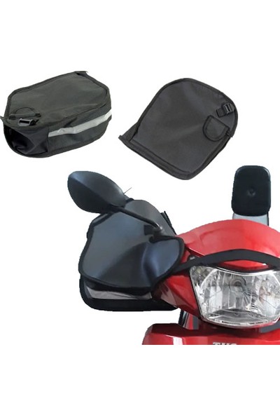 Carneil Motosiklet Eldiven Rüzgar Koruyucu Scooter ve Cup Vitesli Motorsiklet Reflektörlü El Koruma Su Geçirmez E100 Carneil Motosiklet Eldiven Rüzgar Koruyucu Scooter ve Cup Vitesli Motorsiklet Reflektörlü El Koruma Su Geçirmez E100