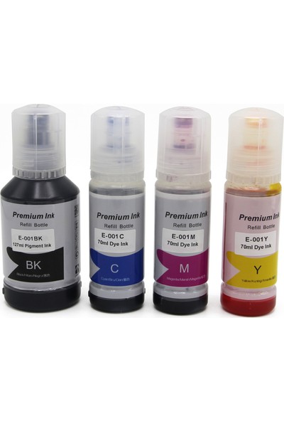 Epson Ecotank 101 Mürekkep Seti - Renkli Epson Ecotank 101 Mürekkep Seti - Renkli