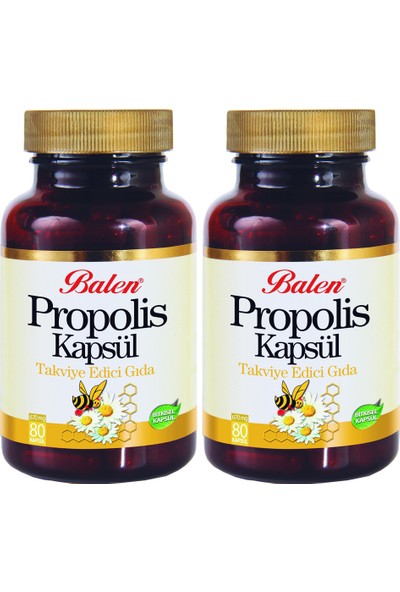 Balen Propolis 80 Kapsül x 2 Adet
