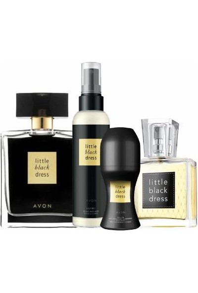Avon Little Black Dress 4lü Kadın Set