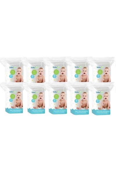 Babyjem Bebek Temizleme Pamuğu 60 x 10 Adet Babyjem Bebek Temizleme Pamuğu 60 x 10 Adet