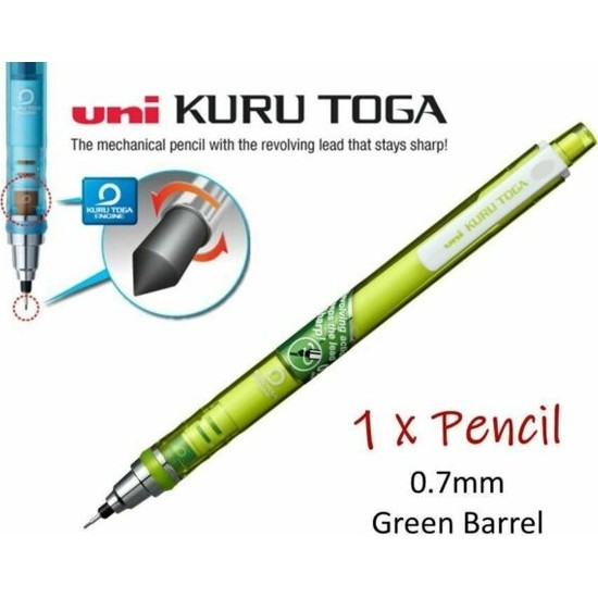 Uni-Ball Kuru Toga Versatil Kalem M7-450T 0.7 (Yeşil) Fiyatı