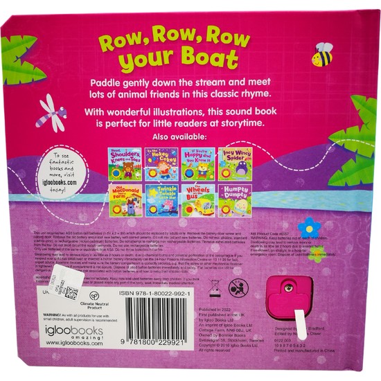 Row Row Row Your Boat Kitabı ve Fiyatı - Hepsiburada