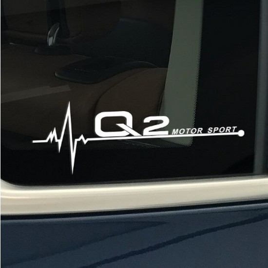 DK Tuning Audi Q2 Motor Sport Kelebek Cam Sticker 2 Li Set Fiyatı