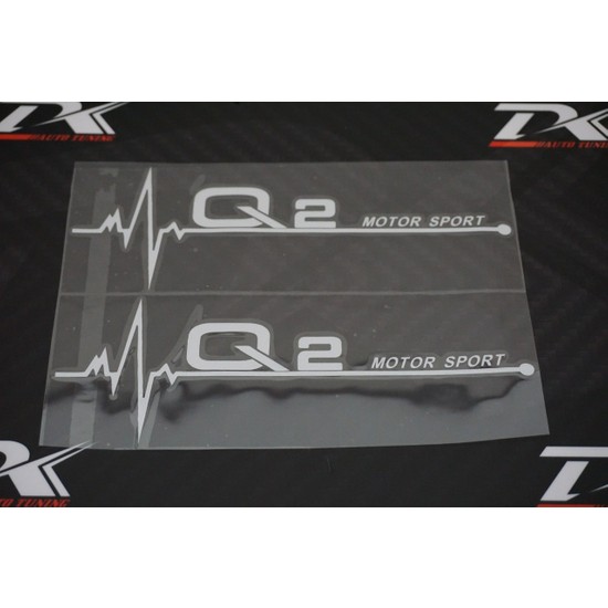 DK Tuning Audi Q2 Motor Sport Kelebek Cam Sticker 2 Li Set Fiyatı