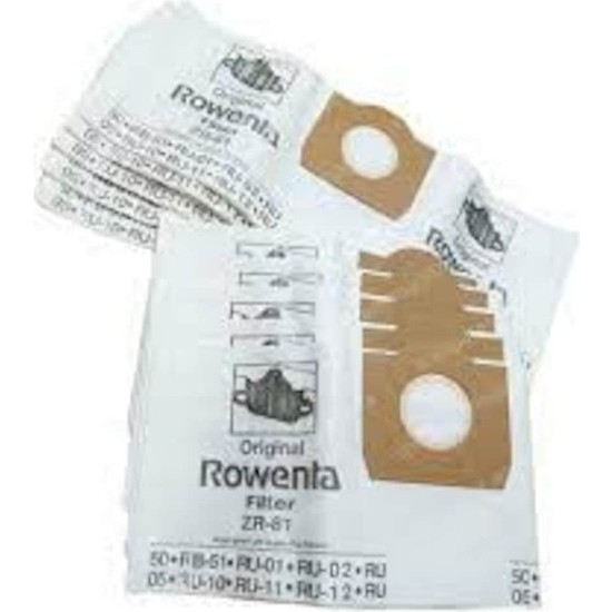 Rowenta Rb 50-Rb 51 Ru 100 RU01-02-05-12-11 Süpürge Kağıt Fiyatı