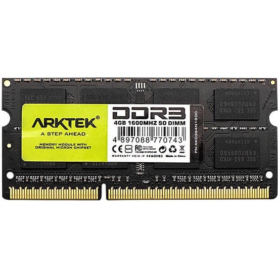 Arktek AKD3S4N1600 4gb Ddr3 1600MHZ CL11 Notebook Ram Fiyatı