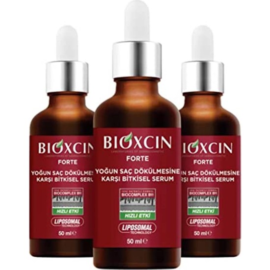Bioxcin Bioxin Forte Serum 3 x 50 ml Fiyatı - Taksit Seçenekleri