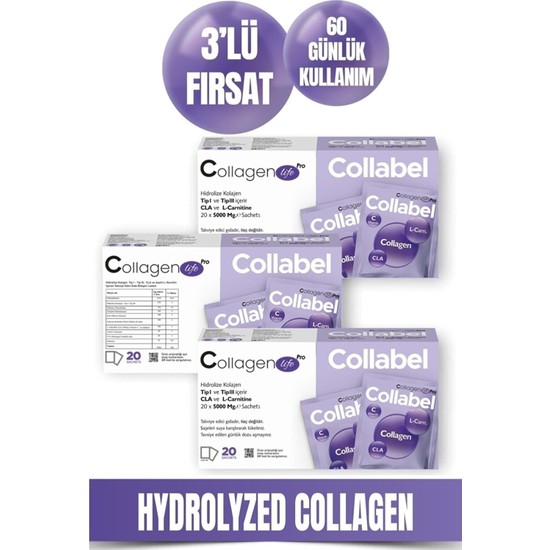 Collagen Life Collabel 60 Şase Fiyatı - Taksit Seçenekleri