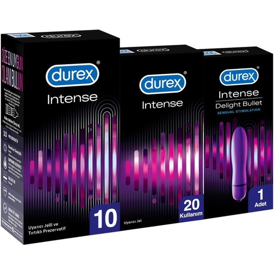 Durex Delight Bullet Vibratör + Intense Uyarıcı Jel + Fiyatı
