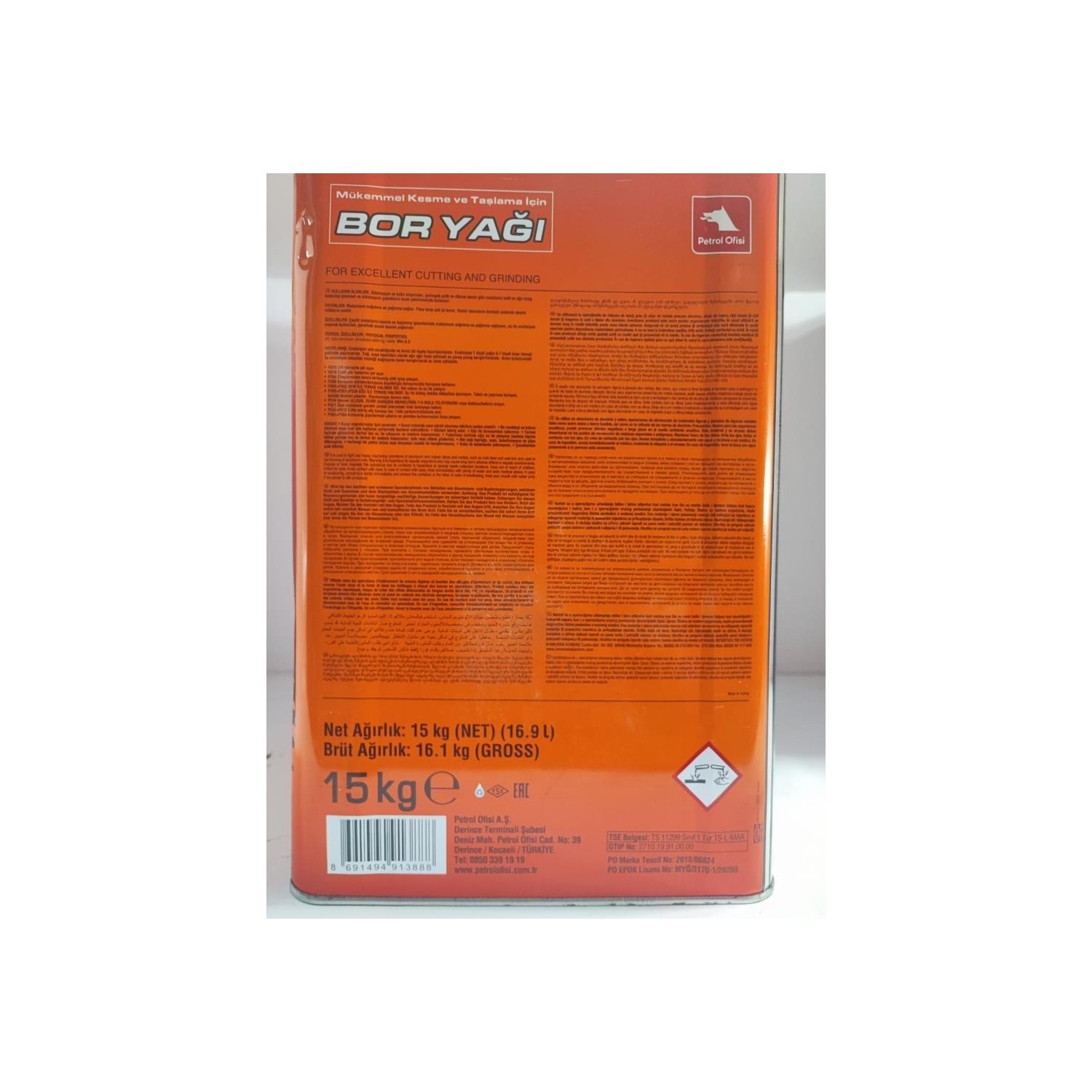 Petrol Ofisi Bor Yağı 15 kg Fiyatı - Taksit Seçenekleri