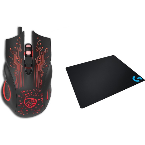 Hytech Hy-X8 Eagle Siyah Gaming Oyuncu Mouse + Logitech Fiyatı