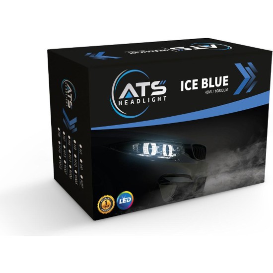 Ats Headlight Ats LED Xenon H1 (Blue-Buz Mavisi) 12/24V - Fiyatı