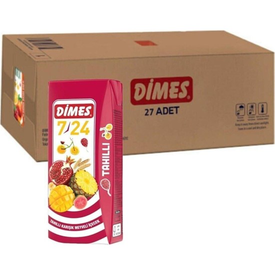 Dimes 7/24 Tahıllı Içecek Leaf Paket 200 ml 27 Li Fiyatı