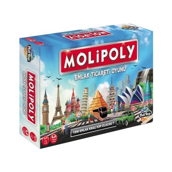 Moli Toys Molicity Emlak Ticareti Oyunu Molipoly Oyunu Dünya Fiyatı