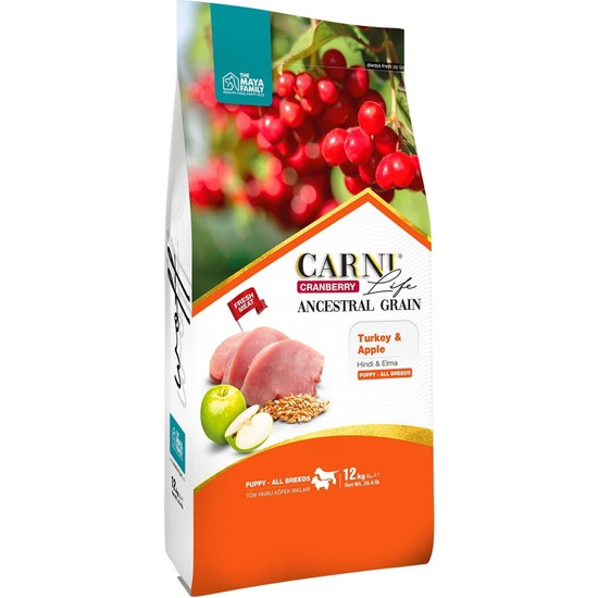 Carni Life Carni Dog Puppy Hindi/elmalı Köpek Maması 12 kg Fiyatı