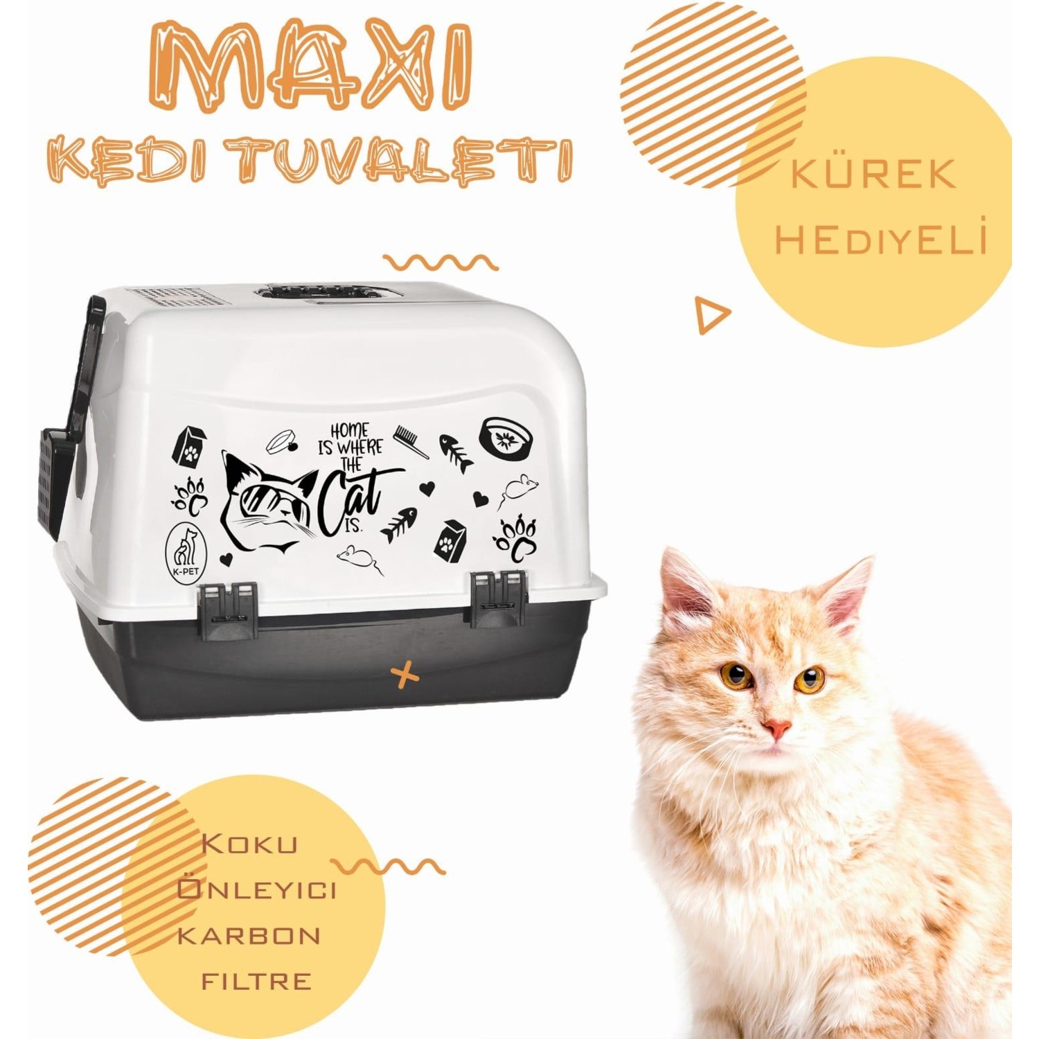 Yıldızhane Maxi Kedi Tuvaleti ve Elekli Kedi Pas Pas Fiyatı
