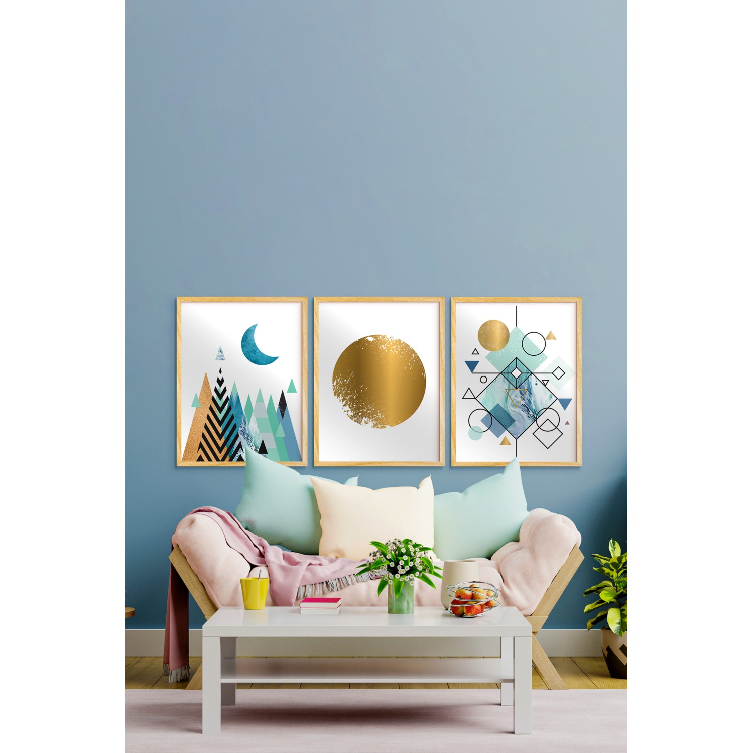 Özcanlar Çerçeve Ahşap Çerçeveli Modern Minimal Tablo Fiyatı