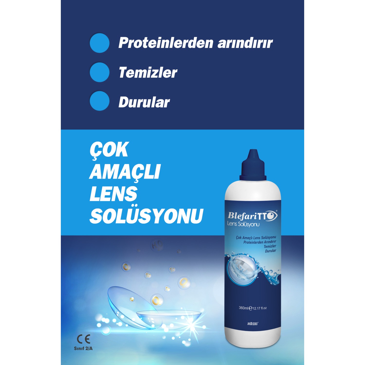 Blefaritto Lens Solüsyon 360 ml Fiyatı - Taksit Seçenekleri