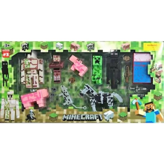 Minecraft Oyuncak 7 Figür ve Bol Aksesuarlı Oyuncak Seti Fiyatı
