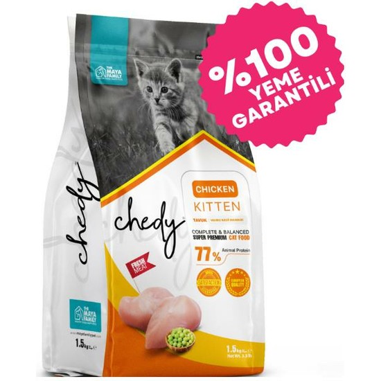 Chedy Süper Premium Tavuklu Yavru Kedi Maması 1 5 Kg Fiyatı