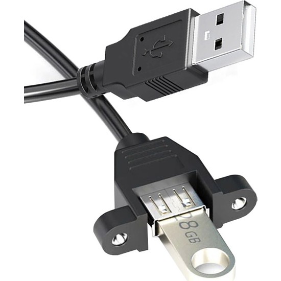 Keepro USB 2.0 Dişi Erkek Panel Tipi Montaj Tipi USB Kablo Fiyatı