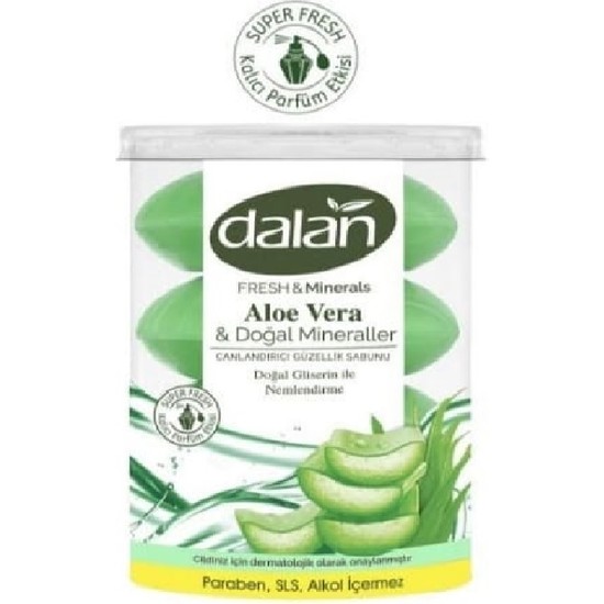 Dalan Fresh Minerals Duş Sabunu Aloe Vera 4 x 110 gr Fiyatı