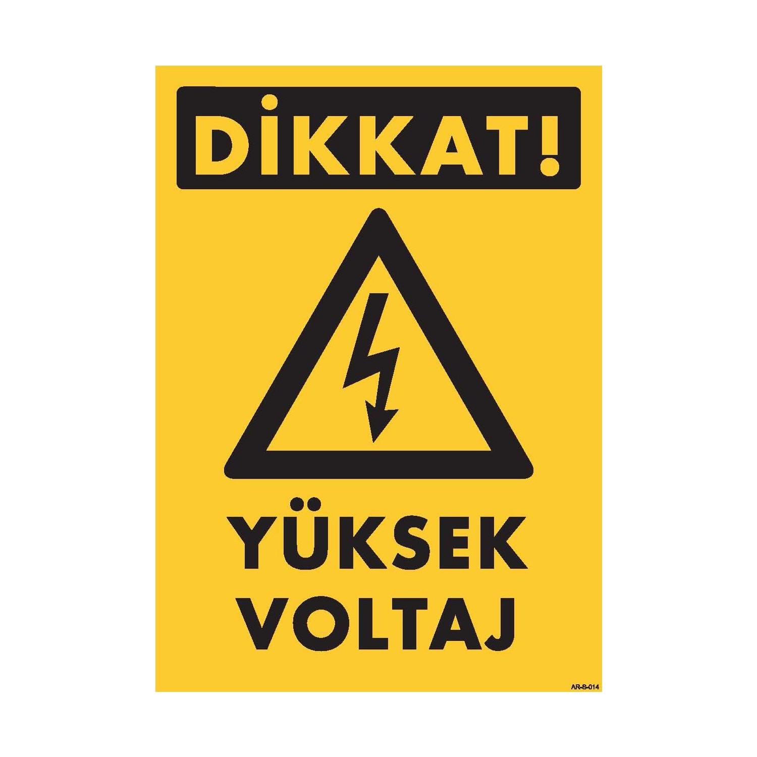 Renk Label Dikkat Yüksek Voltaj Sticker Fiyatı - Taksit Seçenekleri