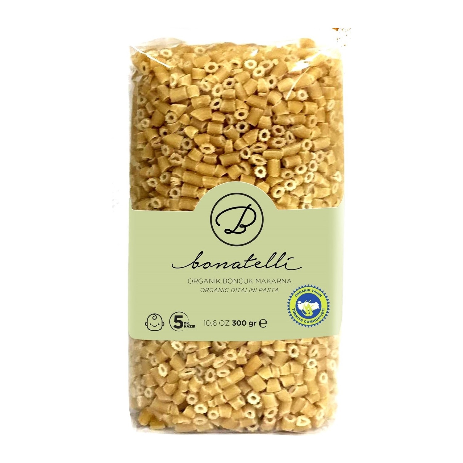 Bonatelli Organik Boncuk Makarna 300 g Fiyatı - Taksit Seçenekleri