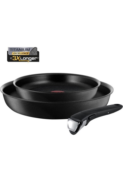 Tefal L6509353 Titanium Ingenio Talent Pro Başlangıç Seti Siyah - 2100111096 Tefal L6509353 Titanium Ingenio Talent Pro Başlangıç Seti Siyah - 2100111096